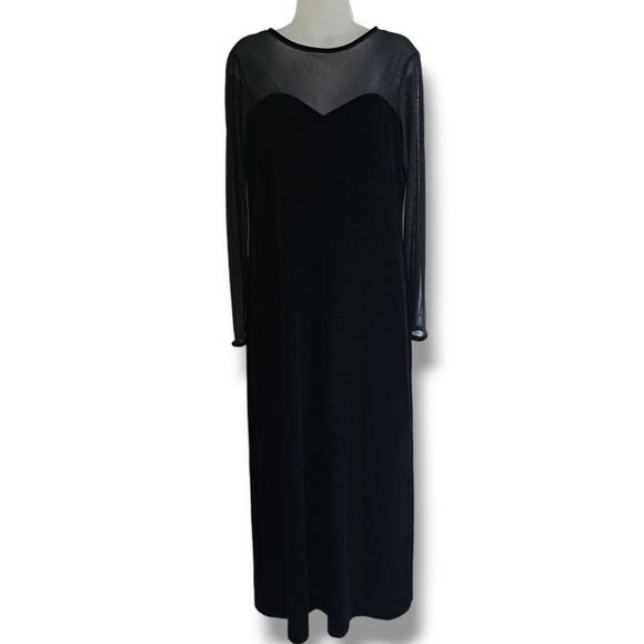 Robbie Bee | Dresses | Vintage Robbie Bee Black Size 2 Velvet Dress ...